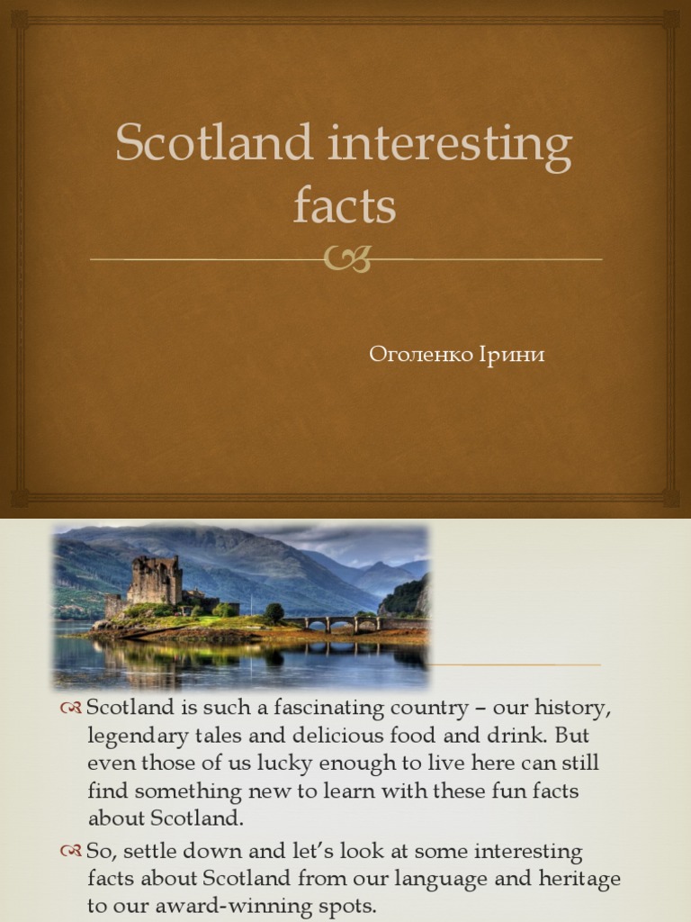 Scotland Interesting Facts | PDF