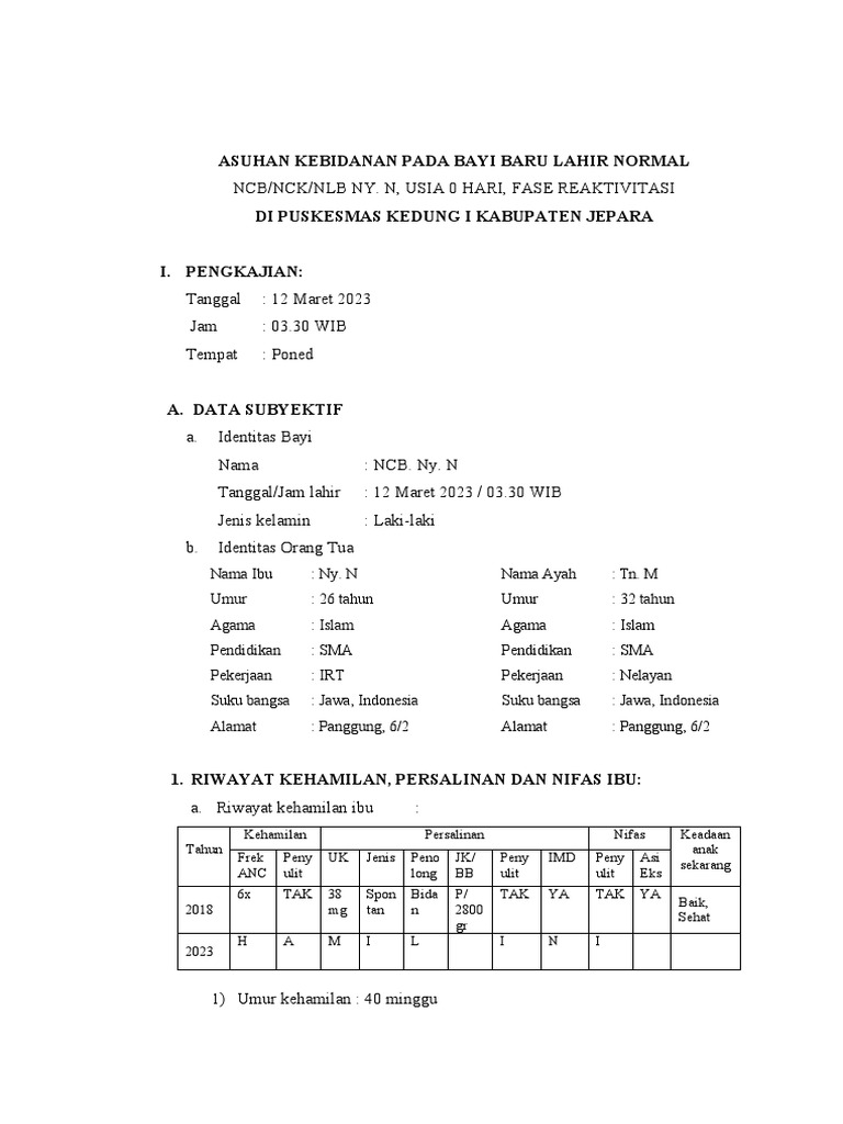 ASKEB BBL Normal | PDF