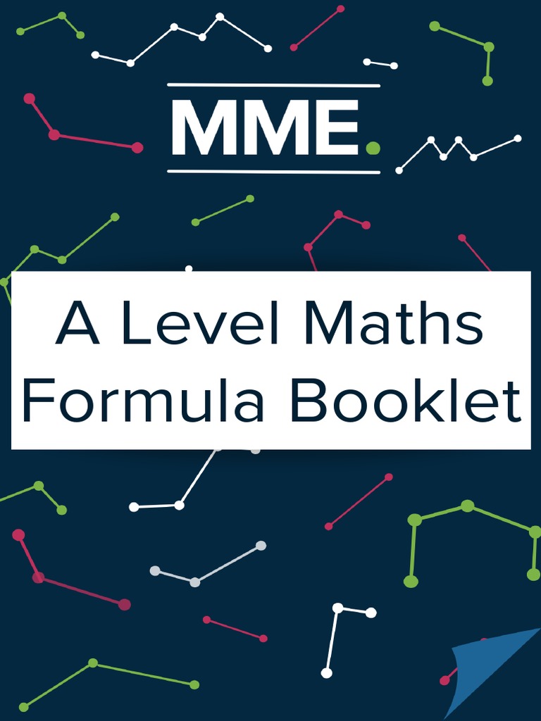 Mme A Level Formula Booklet Pdf Trigonometric Functions Logarithm