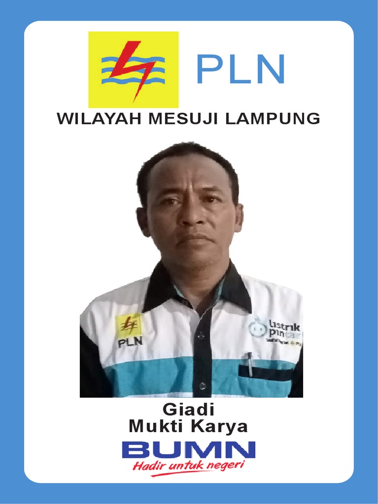 Id Card PLN Giadi | PDF