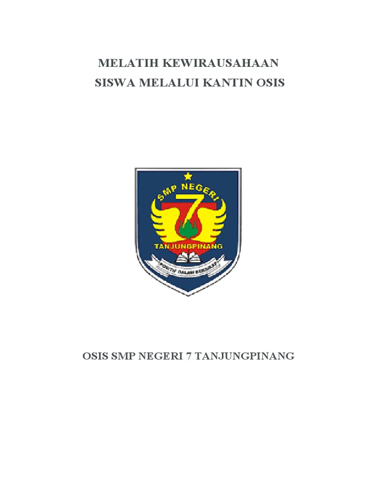 Proposal Kantin Osis | PDF