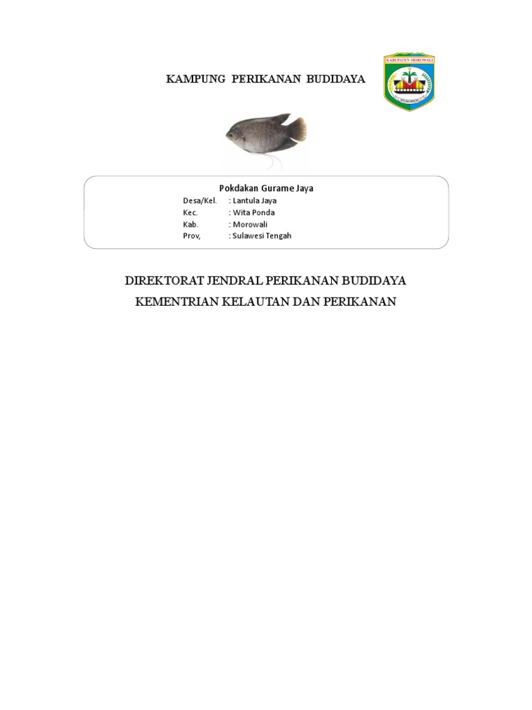 Kampung Perikanan Budidaya | PDF