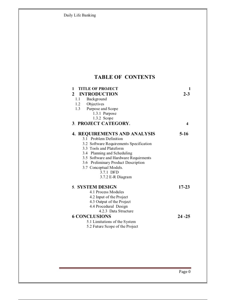 Project Report Bca Daily Life Banking | PDF | Databases | Oracle Database