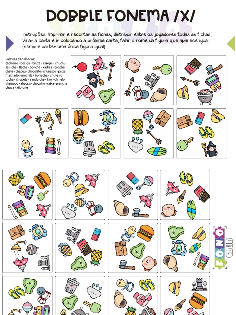 Jogo Dobble Foname X | PDF