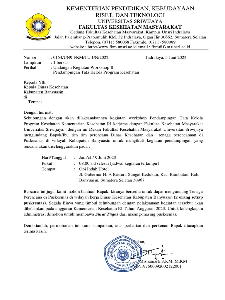 UNDANGAN Workshop II | PDF