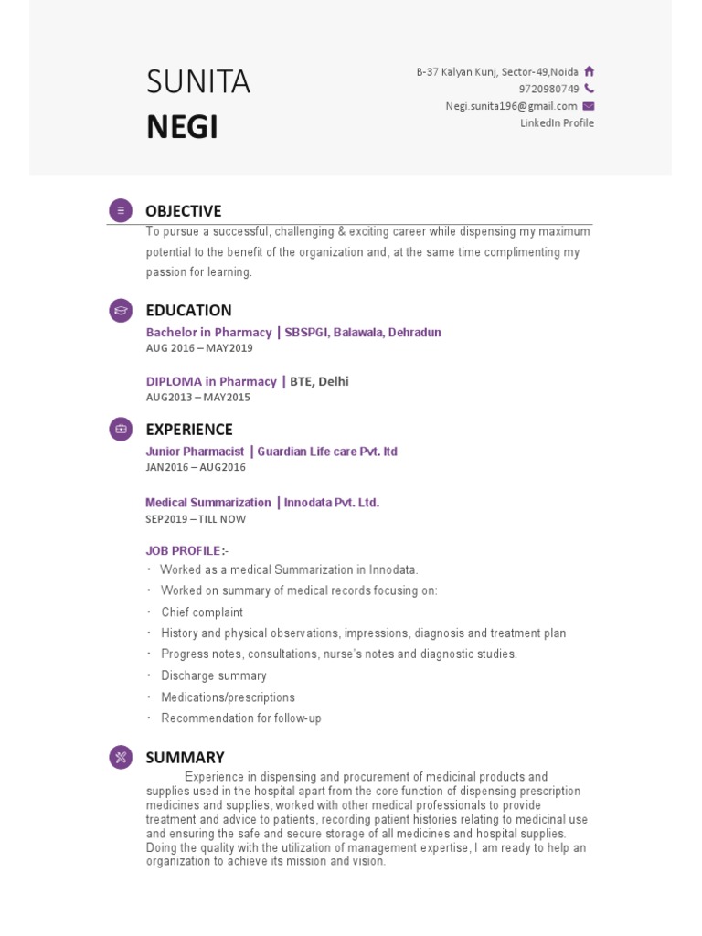 Sunita CV. (1) | PDF