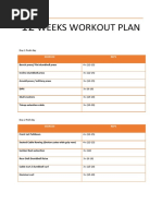 True Muscle Calendar | PDF | Body Shape | Determinants Of Health