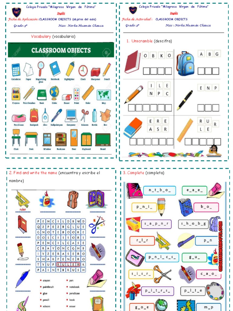 INGLÉS 3ERO de Primaria | PDF | Estudios de idiomas extranjeros