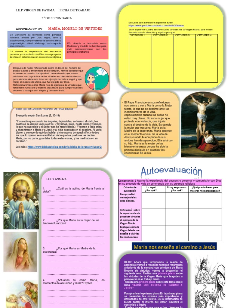 Virtudes de Maria | PDF | María, madre de Jesús