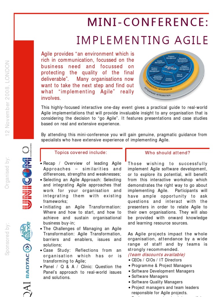 Implementing Agile | PDF | Agile Software Development | Invoice