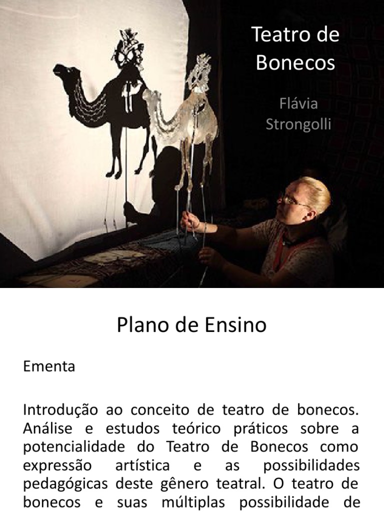 10 - Teatro de Bonecos 2 | PDF | Pedagogia | Bonecas