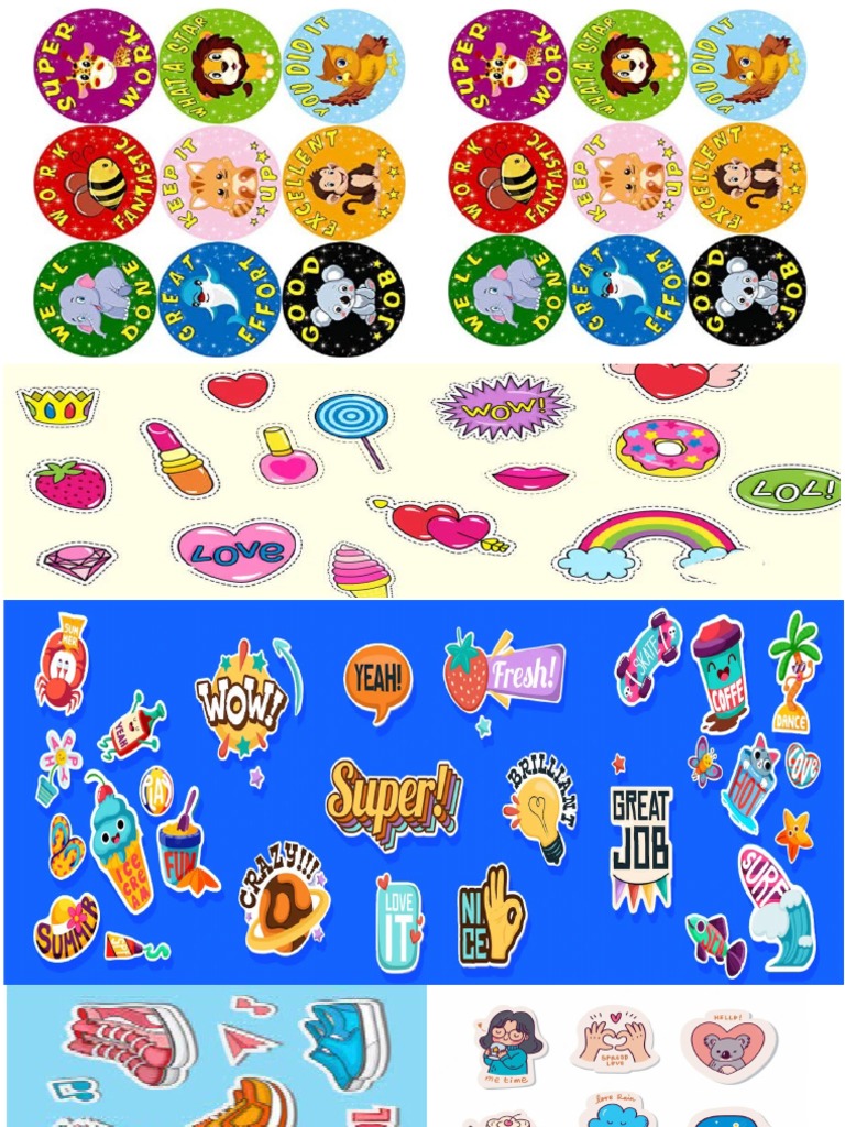 Reward Sticker For Students | PDF