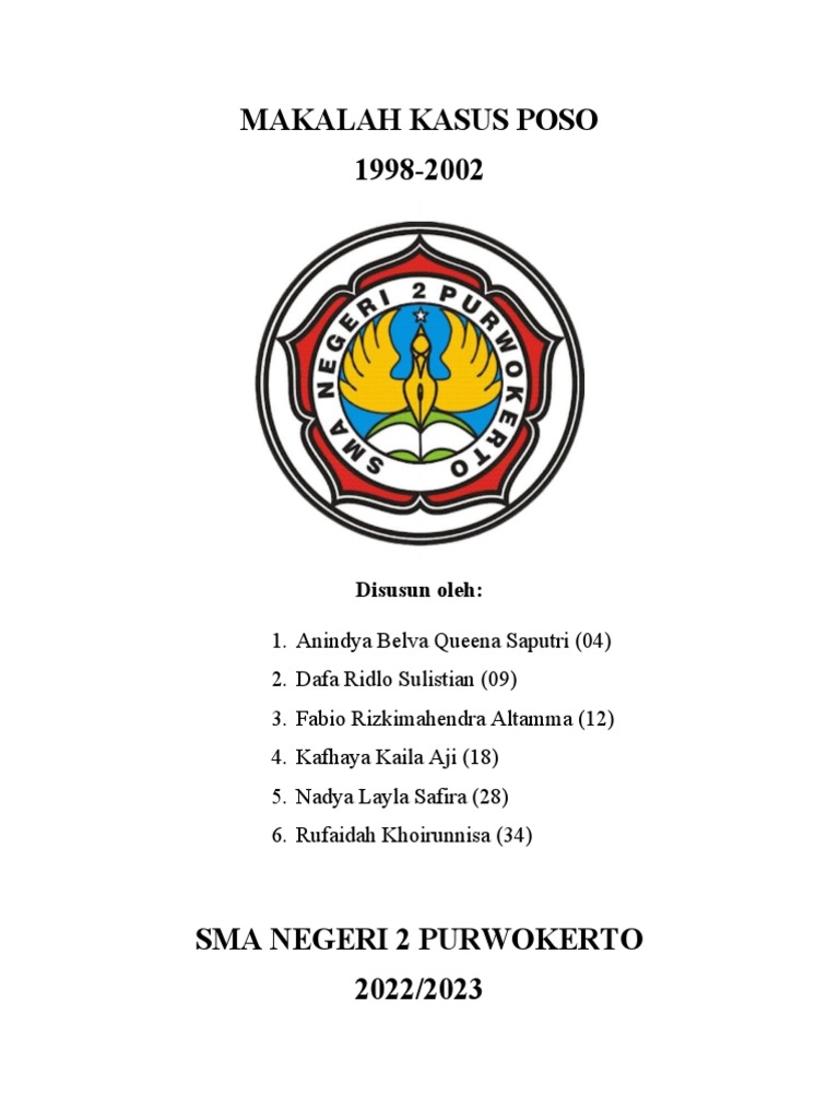 Makalah Kasus Poso | PDF