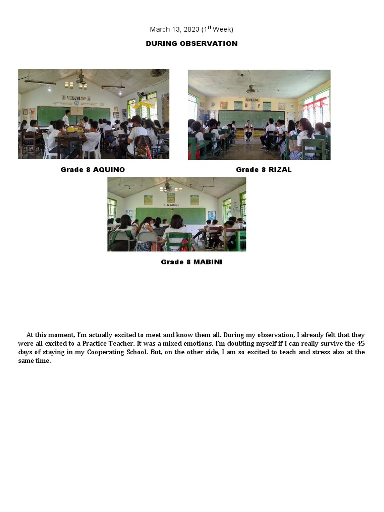 Narrative For Internship | PDF