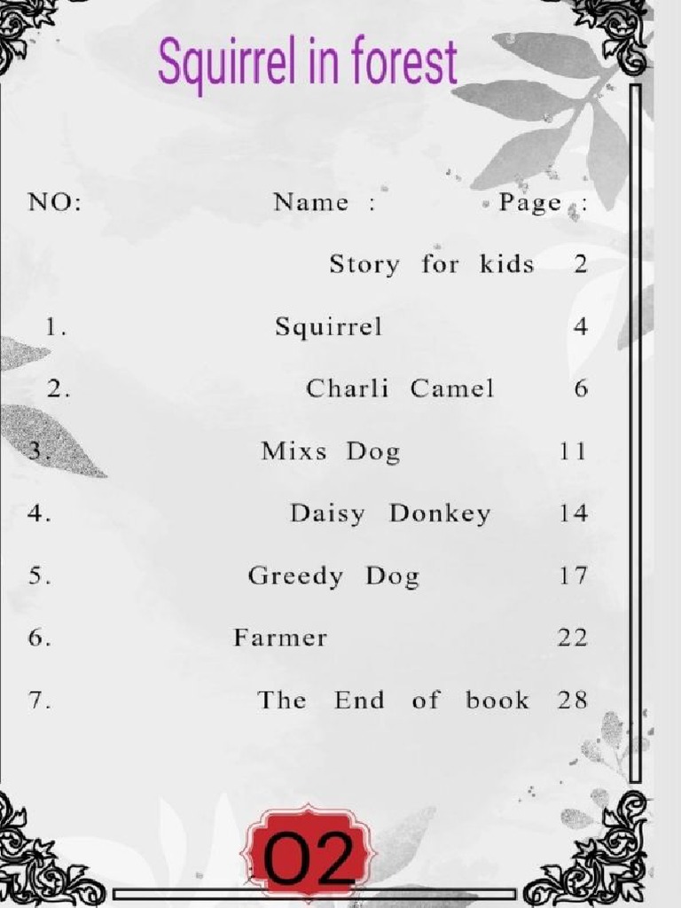 Squirrel in Forest | PDF