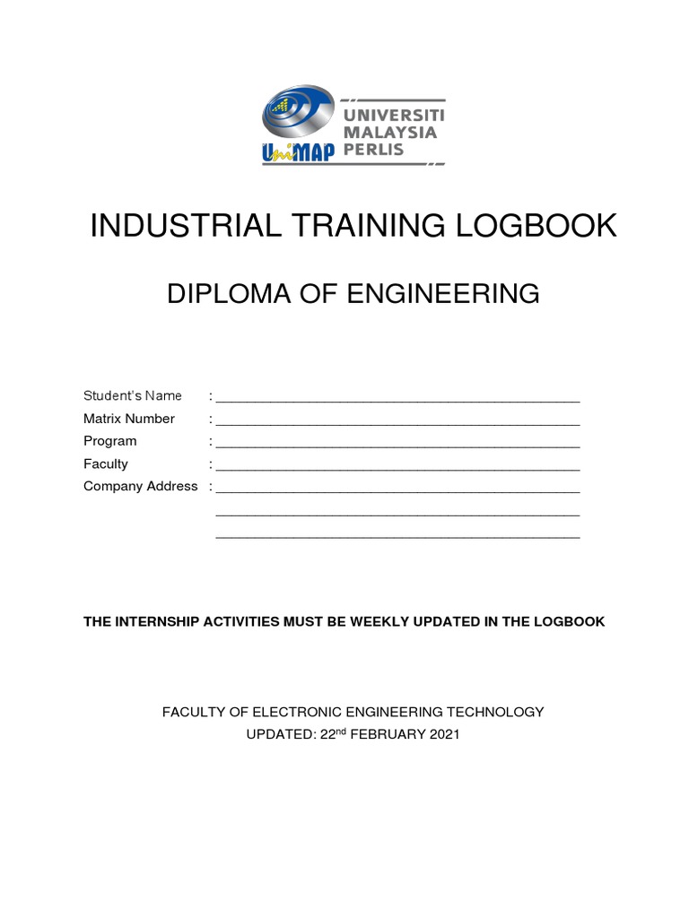 Logbook Program Diploma | Download Free PDF | Internship | Job Hunting