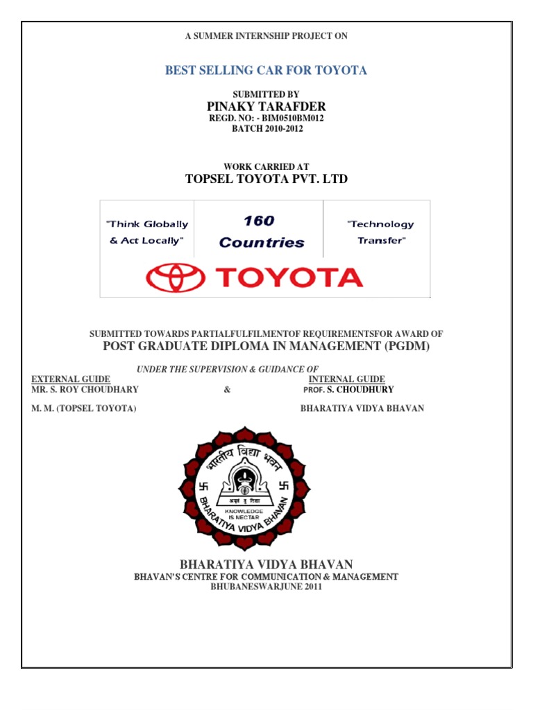 Sip Toyota | PDF | Car Dealership | Toyota