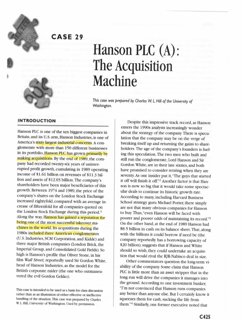 Hanson (A) | PDF