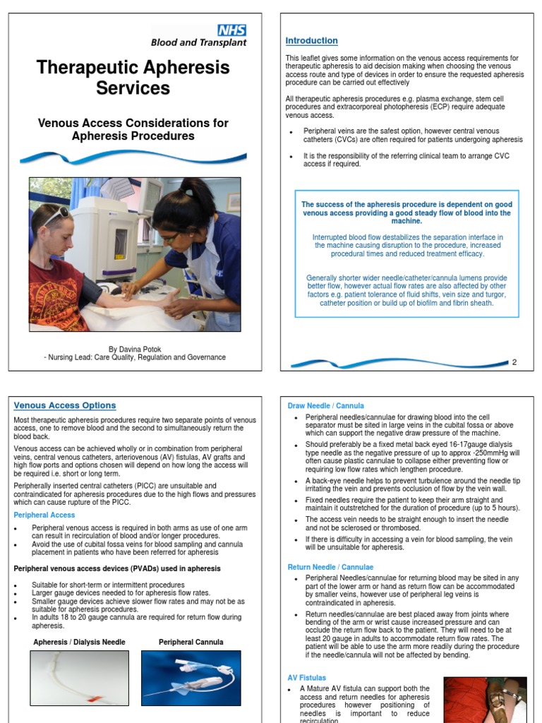 Vascular Access Guide2 | PDF | Clinical Medicine | Medical Specialties