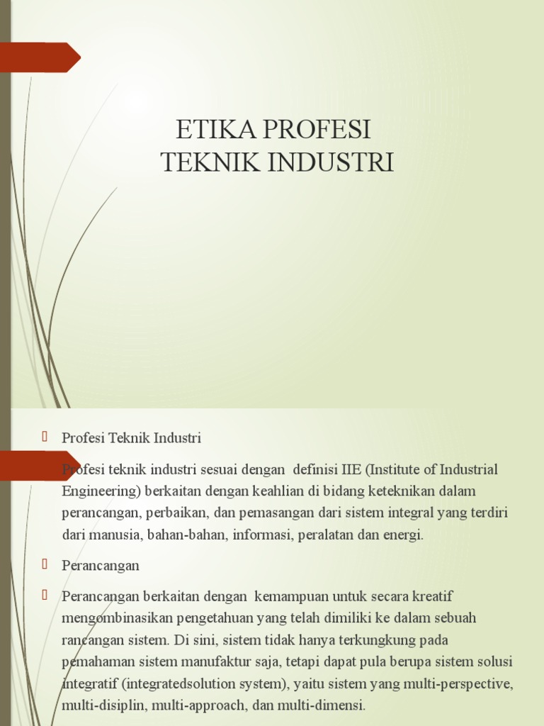 13.etika Profesi TI | PDF | Bisnis | Komputer