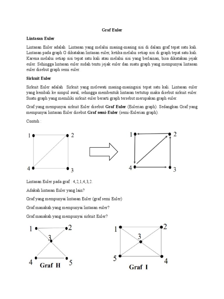 (Kelompok) Graf Euler | PDF | Metode & Bahan Ajar | Sains & Matematika