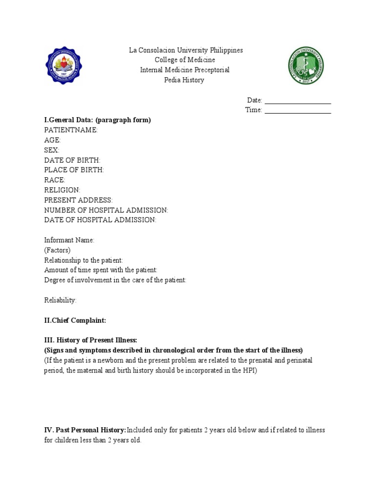 Pedia HST Template | Download Free PDF | Breastfeeding | Prenatal ...