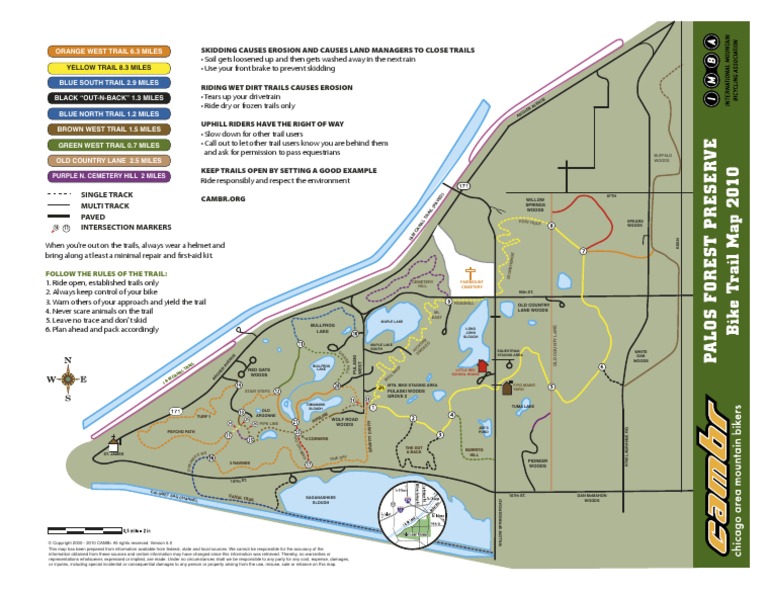 Cambr Palos Map | PDF | Trail | Land Use