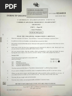 CAPE Entrepreneurship 2024 U1 P2 | PDF