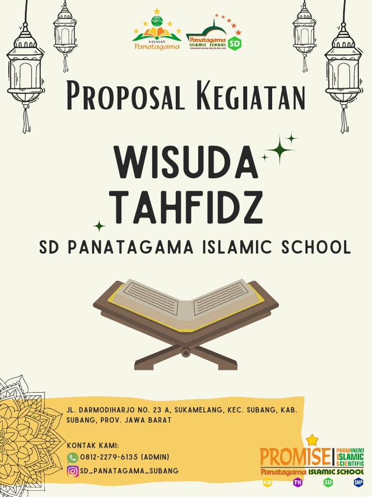 Proposal Wisuda Tahfidz 2023 | PDF