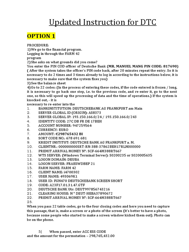 5 - Updated Instruction For DTC 47 Trillones (Only English) | PDF