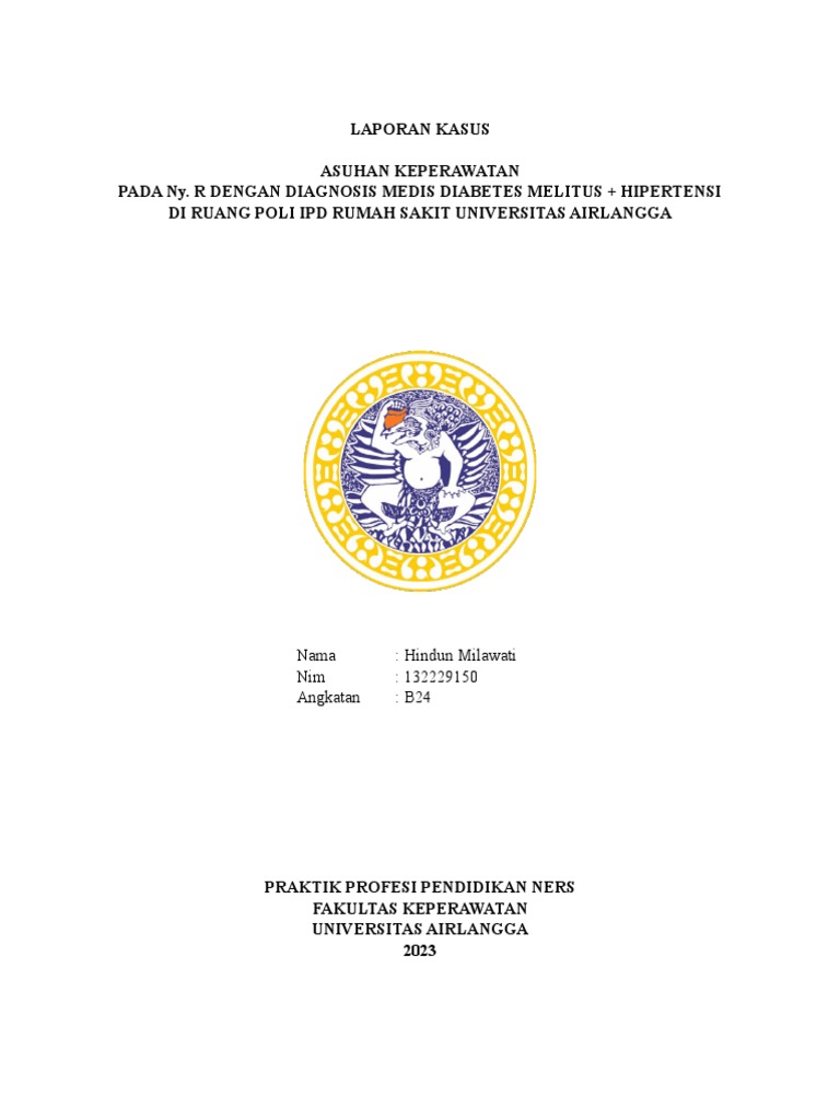 Cover Laporan Kasus Ruang Poli Ipd | PDF