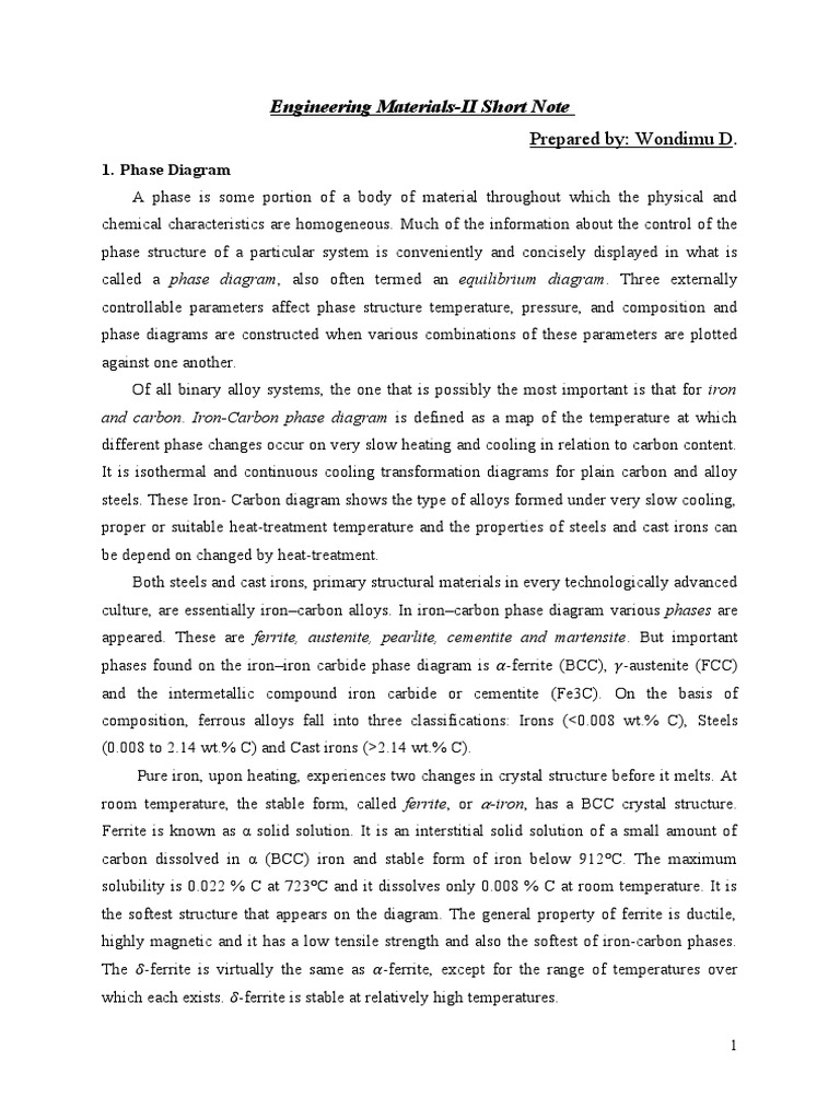 Engineering Material II Short Note | PDF | Cast Iron | Corrosion
