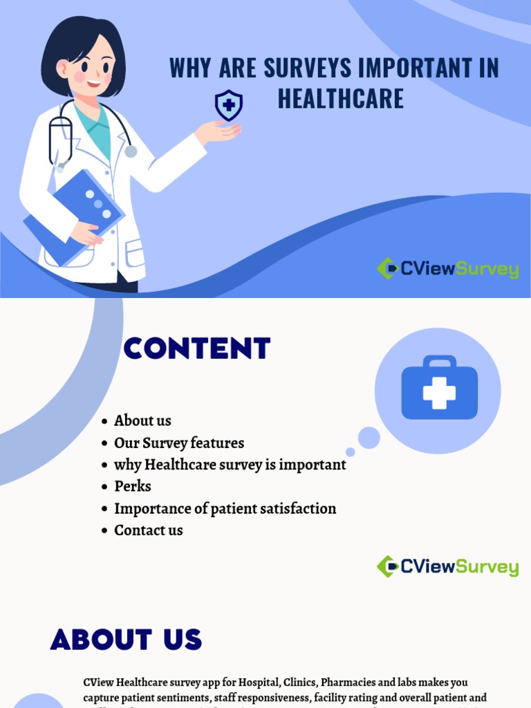 Why Are Surveys Important in Healthcare | PDF