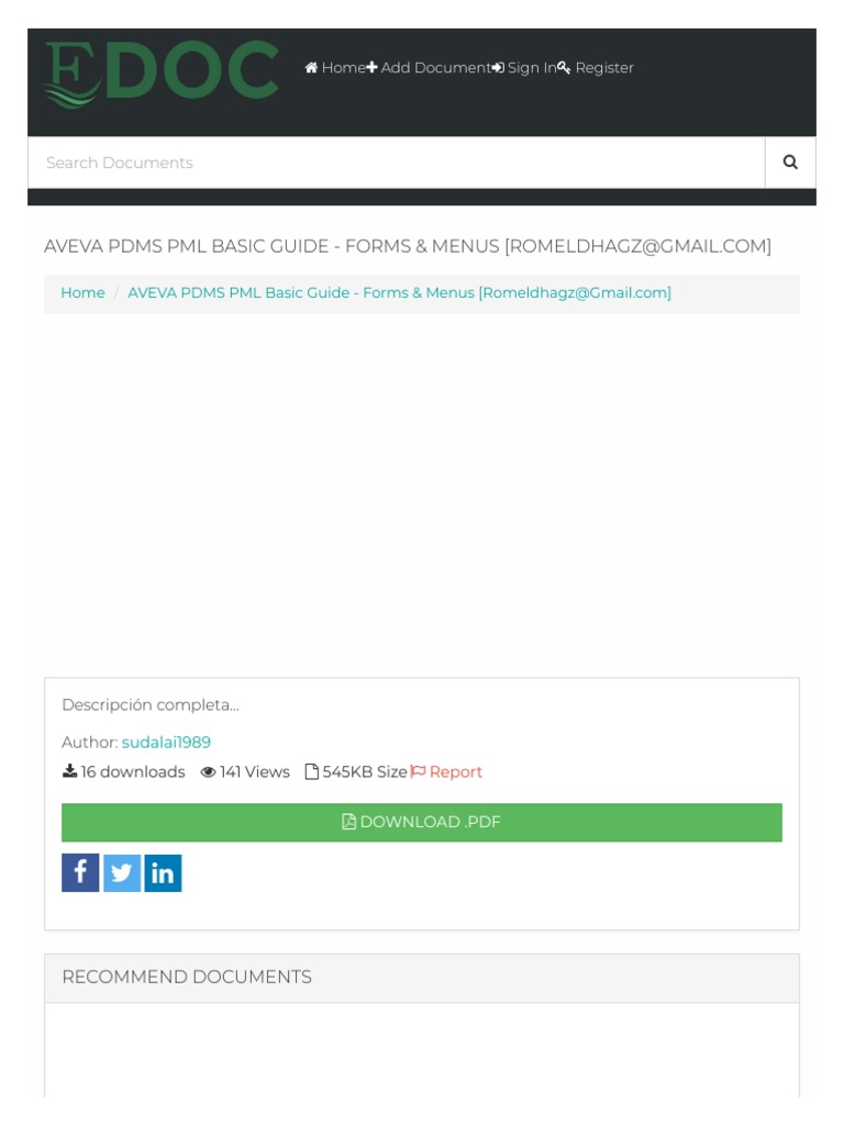 AVEVA PDMS PML Basic Guide - Forms & Menus (Romeldhagz@Gmail - Com ...