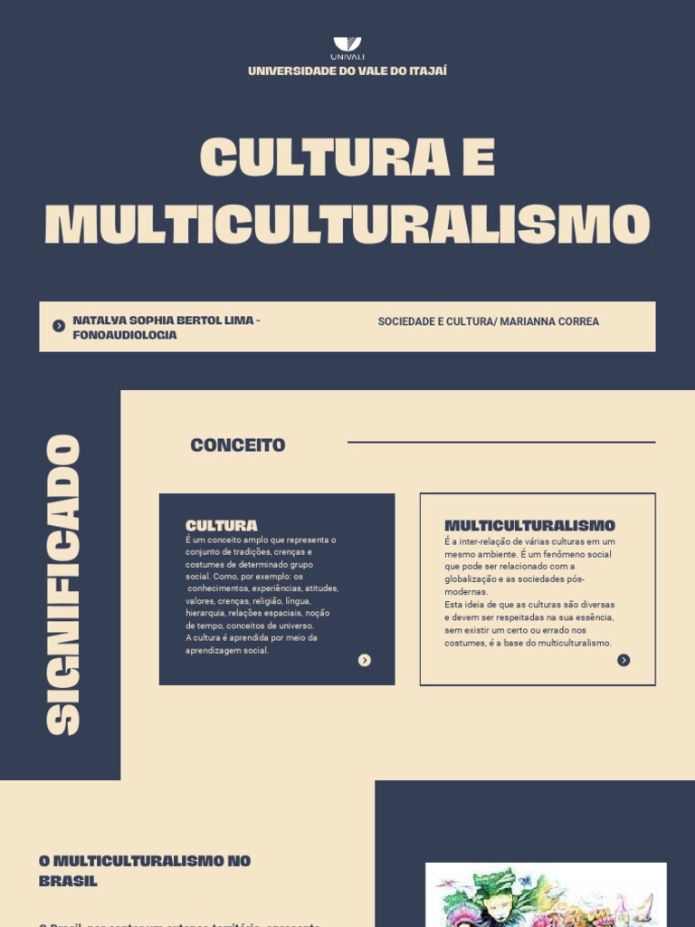 Cultura e Multiculturalismo | PDF