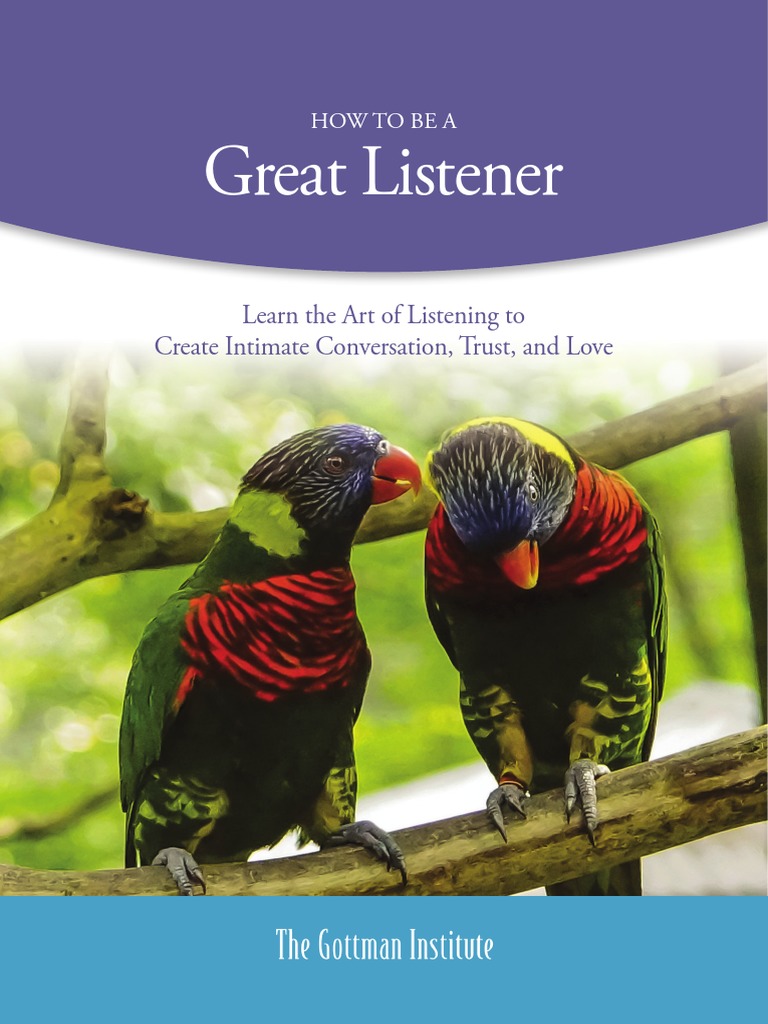 How To Be A Great Listener | PDF