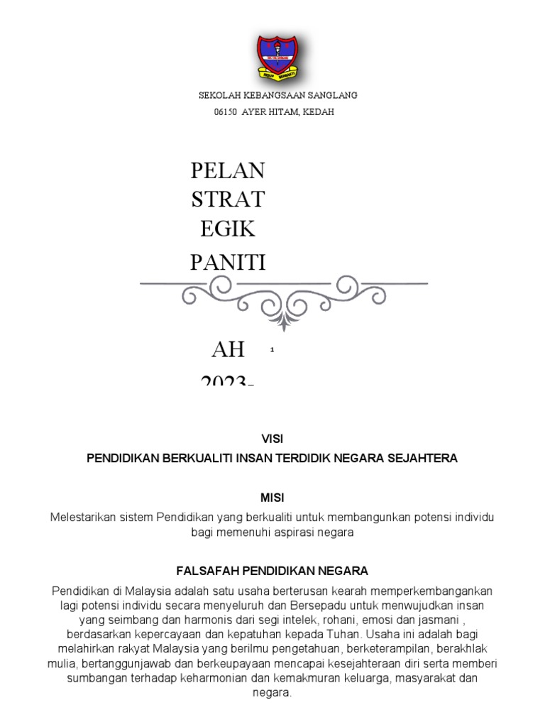 Perancangan Strategik Panitia Sejarah | PDF