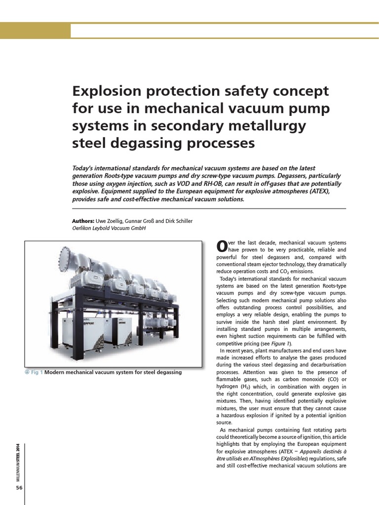 Millenium - Steel - Issue - 2014 - OLV - ATEX - Article Explosion ...