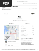 Uber Bill | PDF | Invoice | Payments