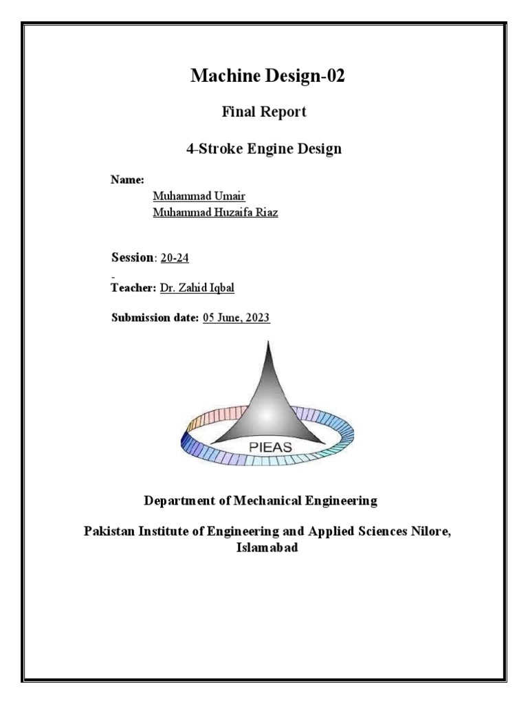 MD Project | Download Free PDF | Internal Combustion Engine | Piston