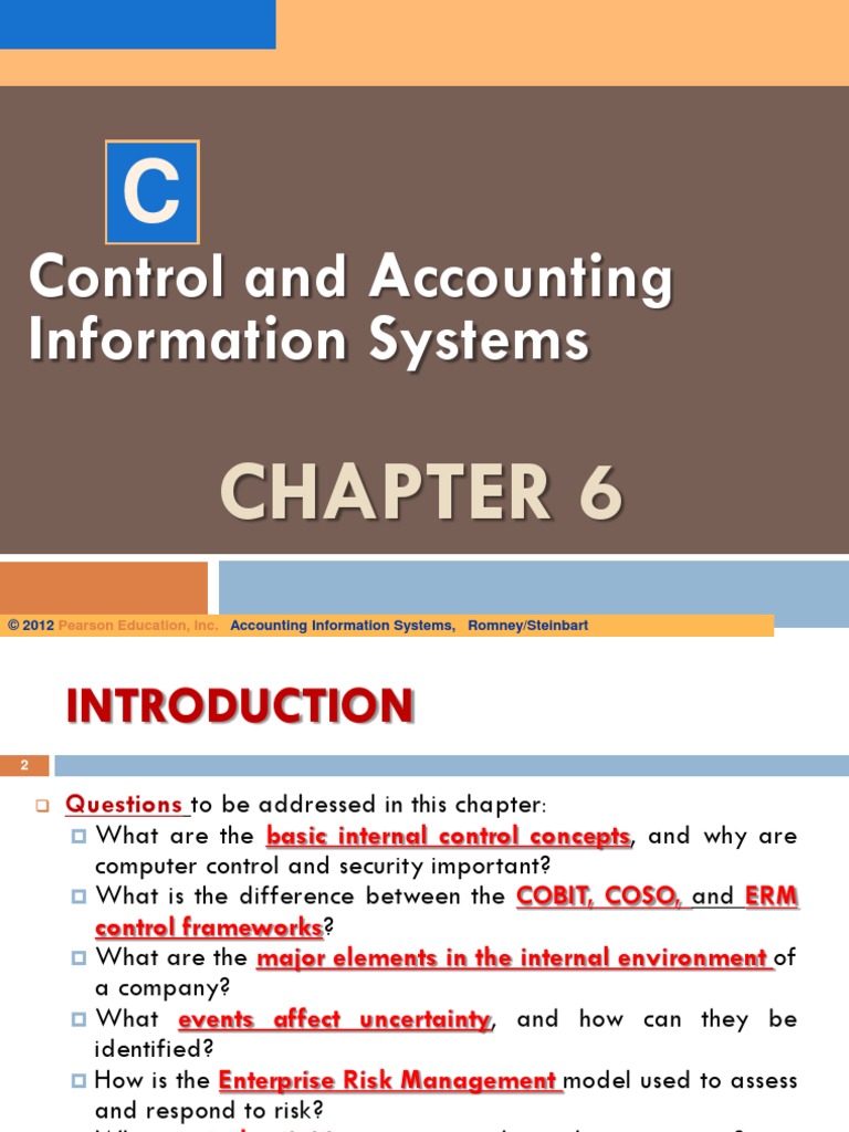 AIS CH 6 PDF | PDF | Internal Control | Risk