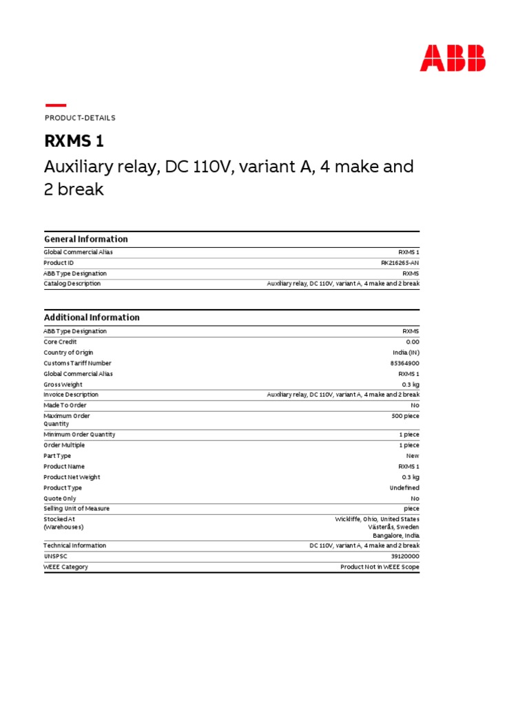 RK216265 AN Rxms 1 | PDF