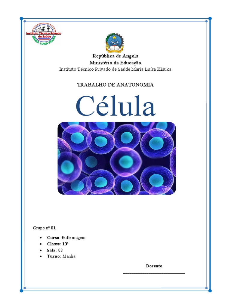 Capa Celula | PDF | Célula (Biologia) | Bactérias