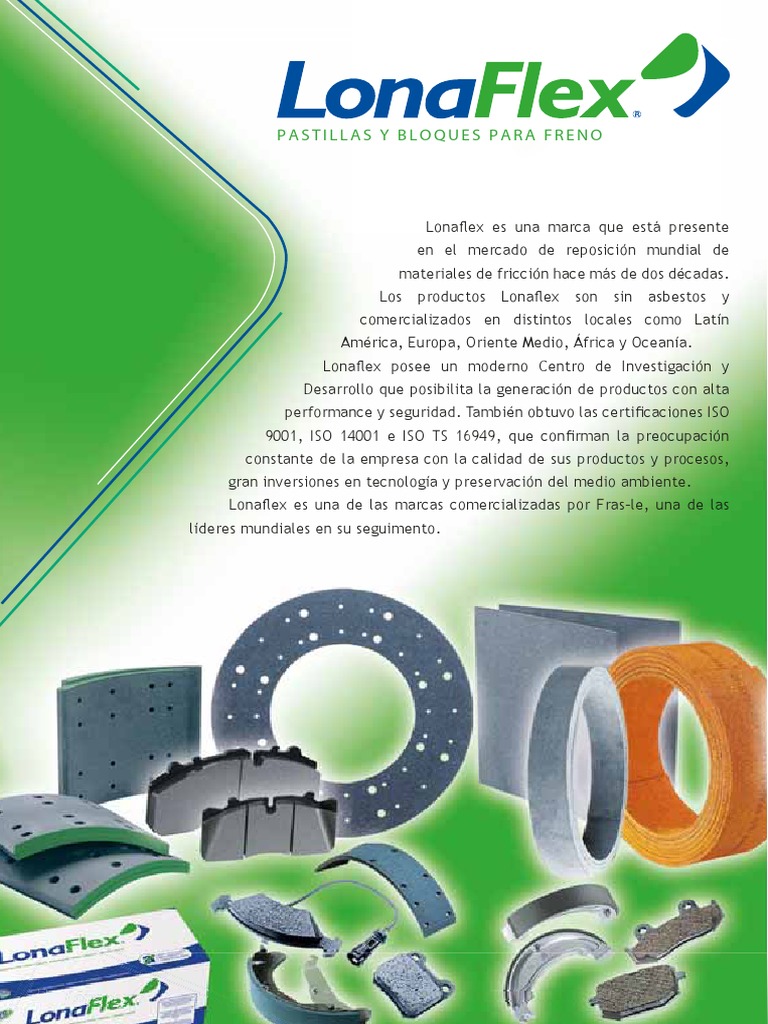 Lonaflex Manual Tecnico Linea Liviana y Pesada | PDF | Presión | Fricción