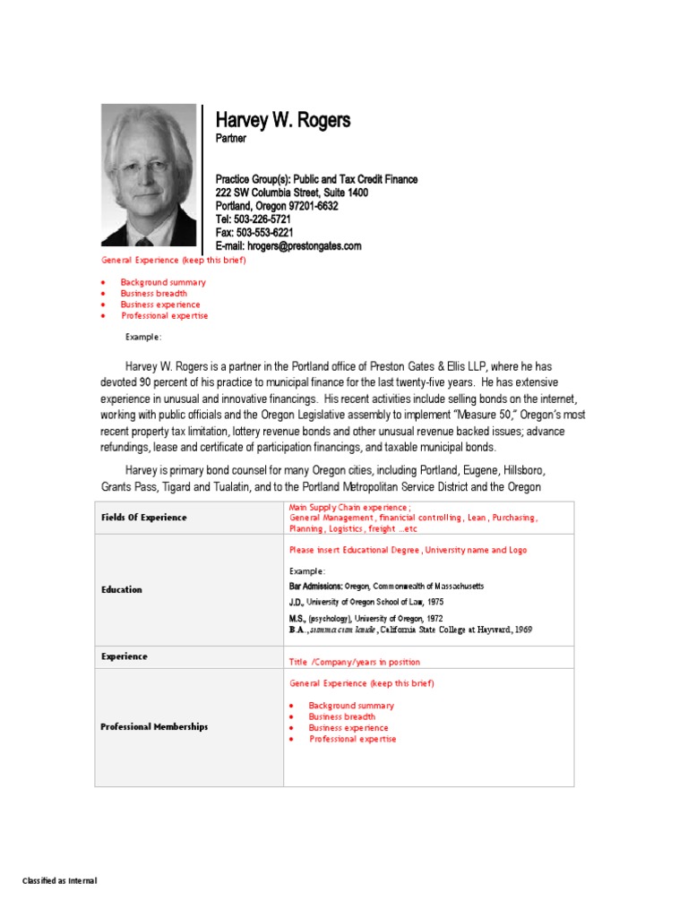 Biography Sample | PDF