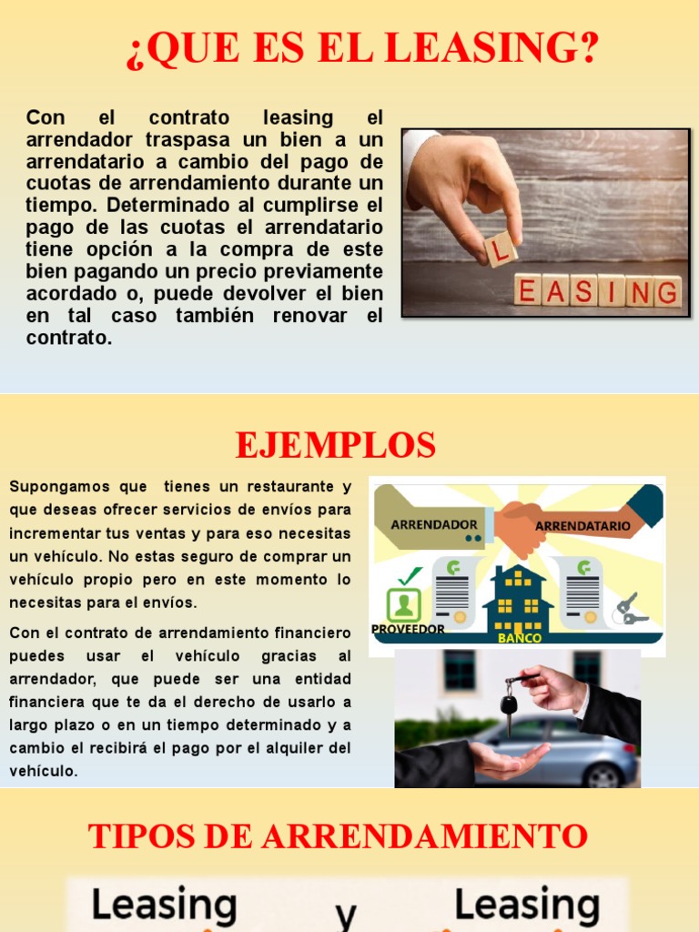Que Es El Leasing | PDF