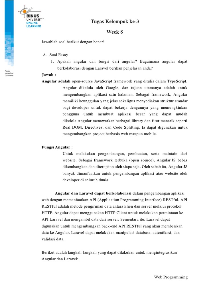 2221 Comp6621036 Tpca TK3-W8-S12-R1 Team1 | PDF