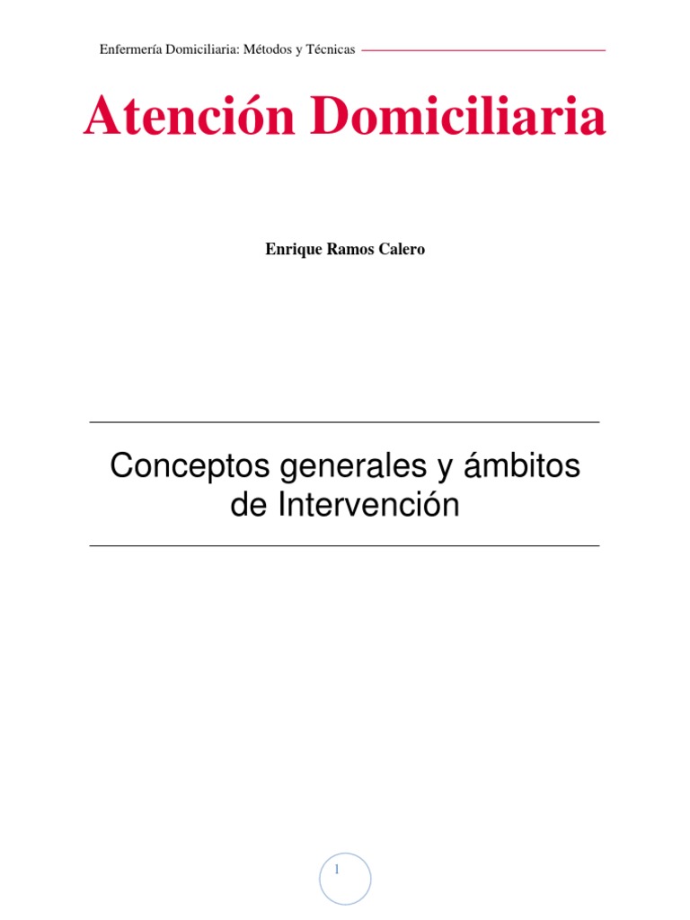 Métodos de Enfermería Domiciliaria | PDF | Enfermería | Hospital