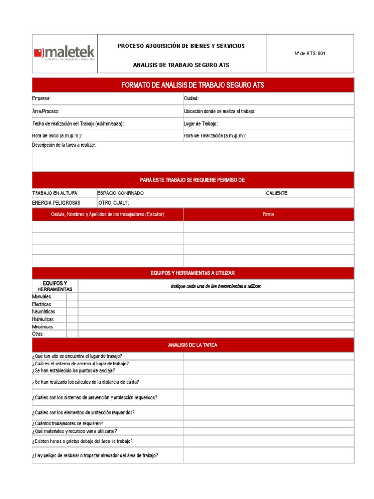 Formato de ATS | PDF