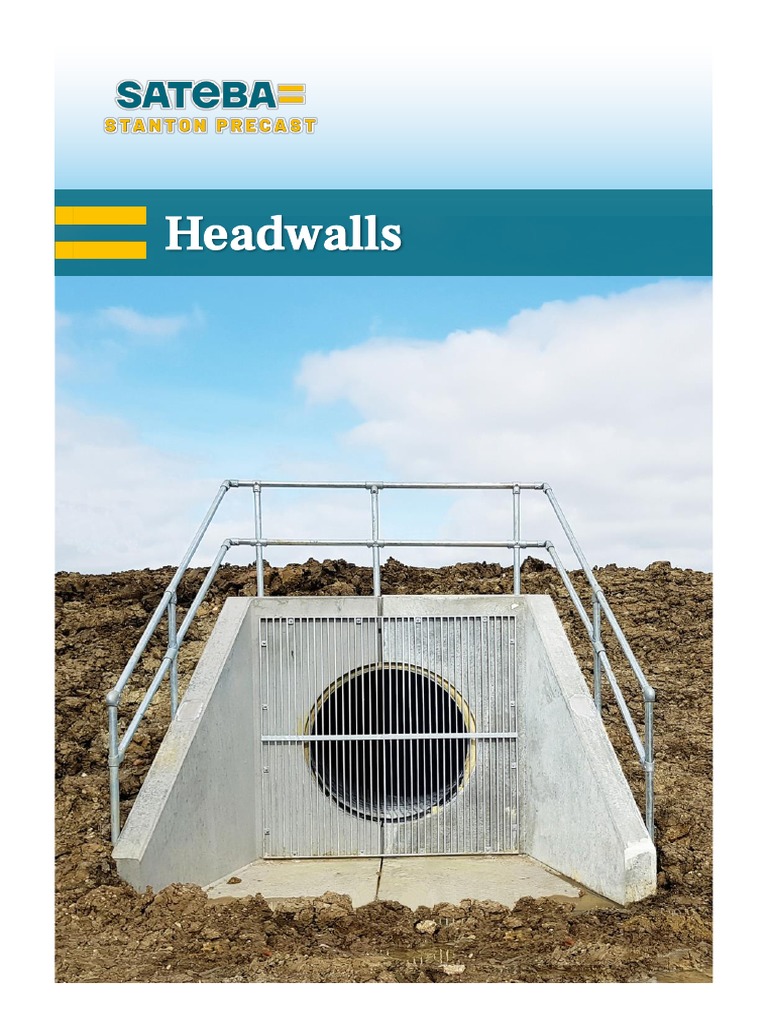 Precast Concrete Headwalls Overview | PDF | Pipe (Fluid Conveyance ...